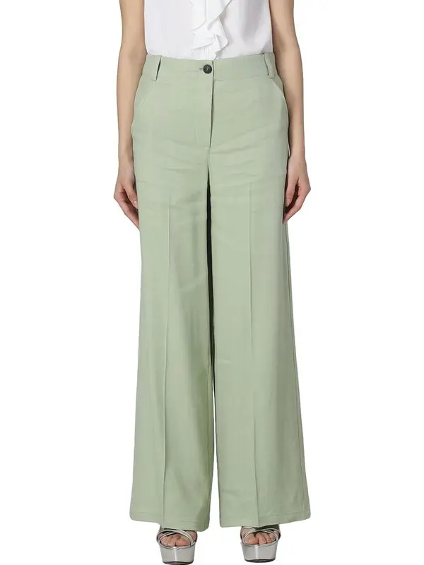 Patrizia Pepe Wide Leg Trousers - Green