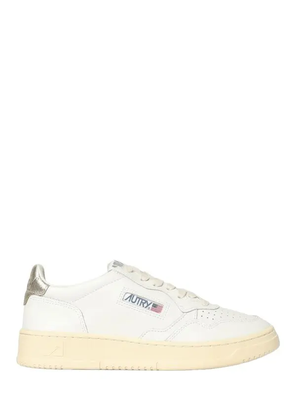 AUTRY Medalist Leather Sneakers - Gold