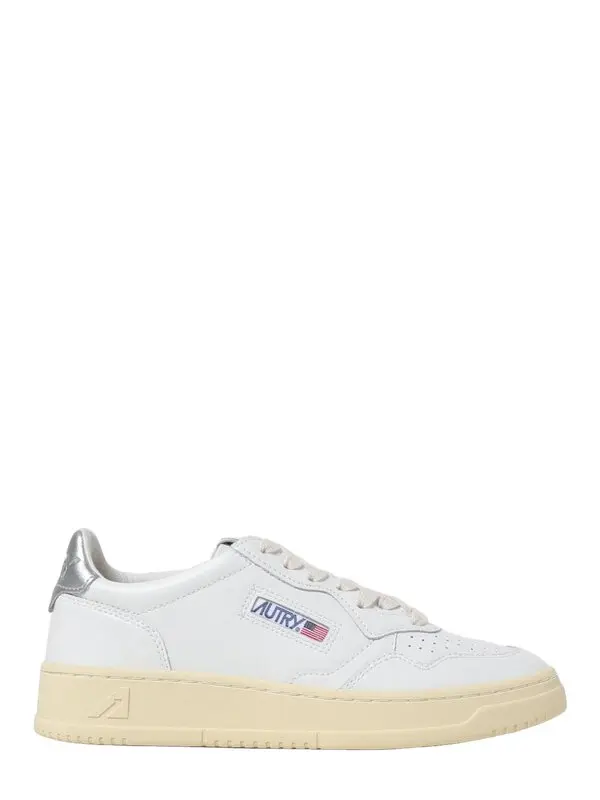 AUTRY Medalist Leather Low Top Sneakers - White