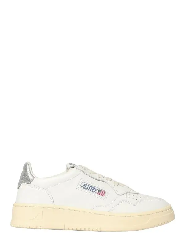 AUTRY Medalist Leather Low Top Sneakers - White