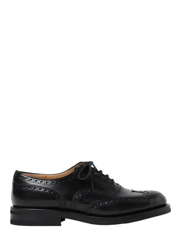 Church's Burwood Oxford In Brushed Leather - Black
