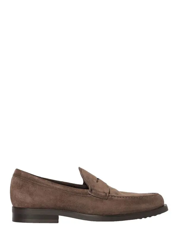 TOD'S Suede Loafers - Brown