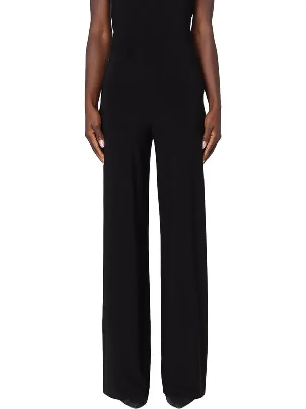 Norma Kamali Wide Leg Trousers - Black