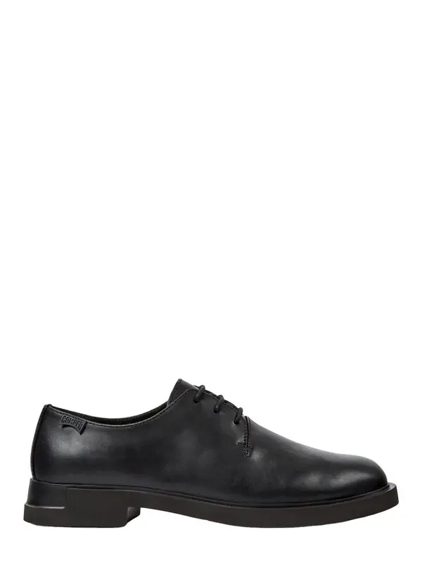 Camper Iman Leather Derby Shoes - Black