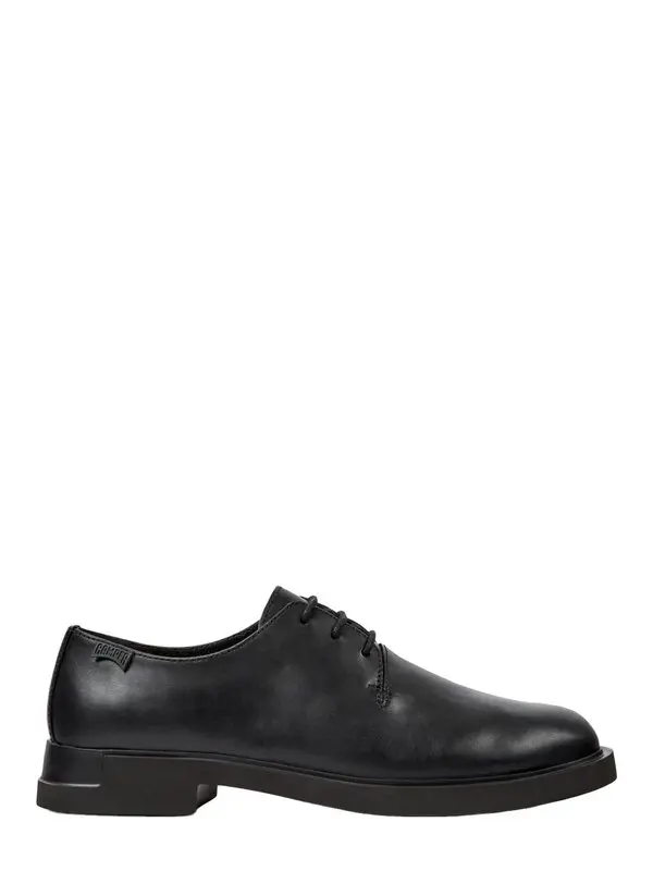 Camper Iman Leather Derby Shoes - Black