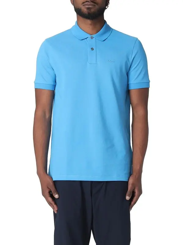 BOSS Polo Shirt - Gnawed Blue