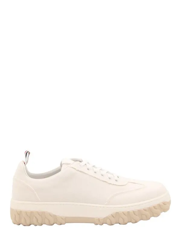 Thom Browne Lace-up Sneakers - White