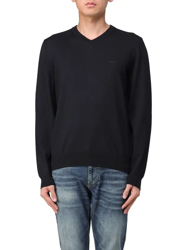BOSS Pullover Sweater - Black 1