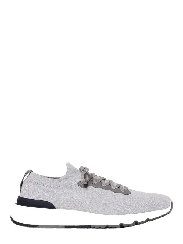 Brunello Cucinelli Lace-up Sneakers - Grey