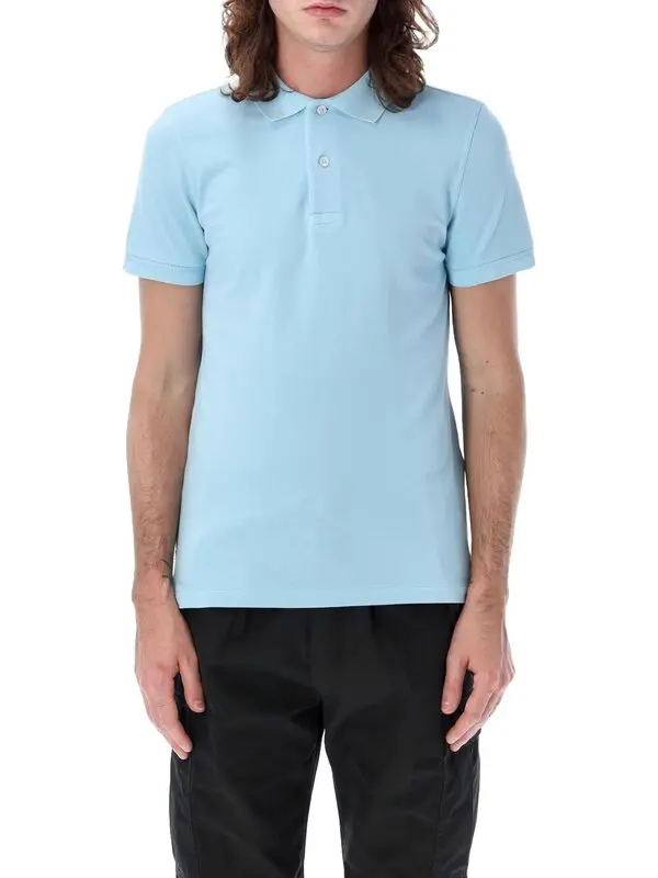 TOM FORD Polo Shirt - Sky