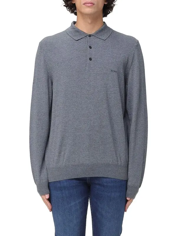 BOSS Pullover Sweater - Grey
