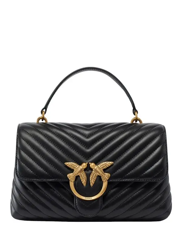 Pinko Quilted Handbag - Black