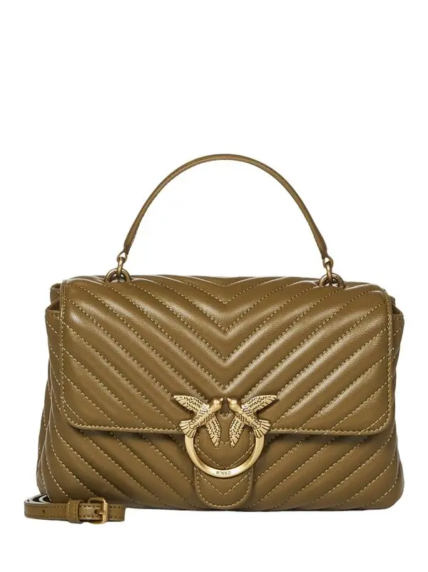 Pinko Quilted Handbag - Green