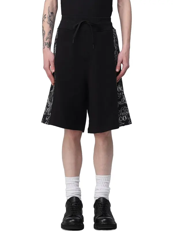 Versace Cotton Shorts - Black