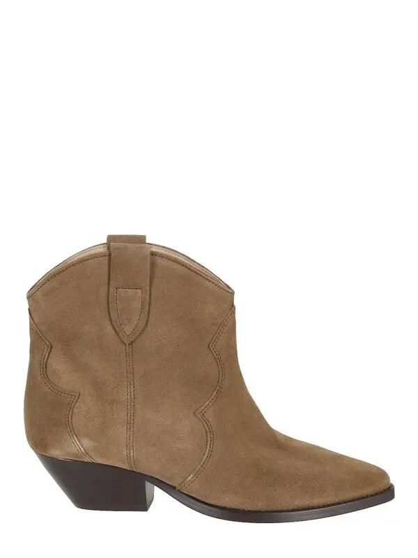 Isabel Marant Dewina Ankle Boots - Olive