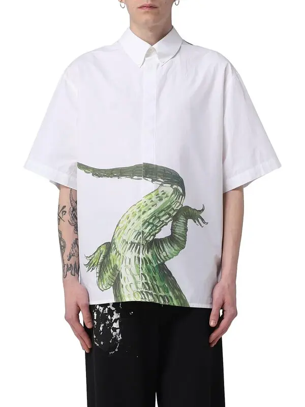 MSGM Shirt In Cotton - White