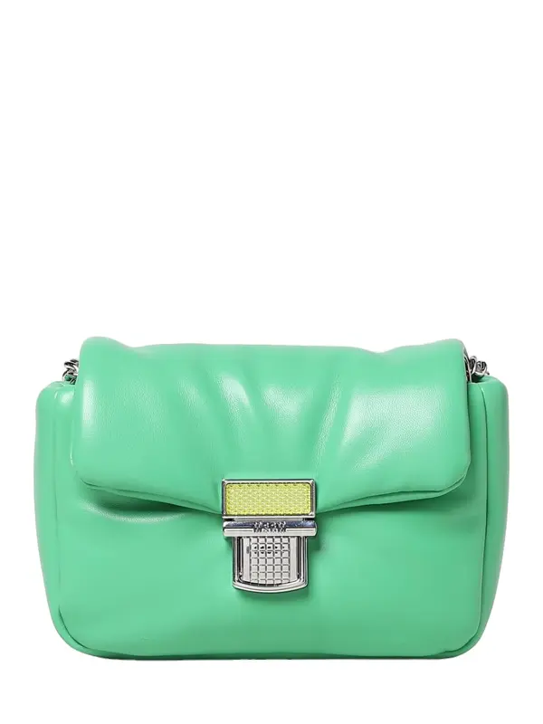 MSGM Nappa Leather Shoulder Bag - Green