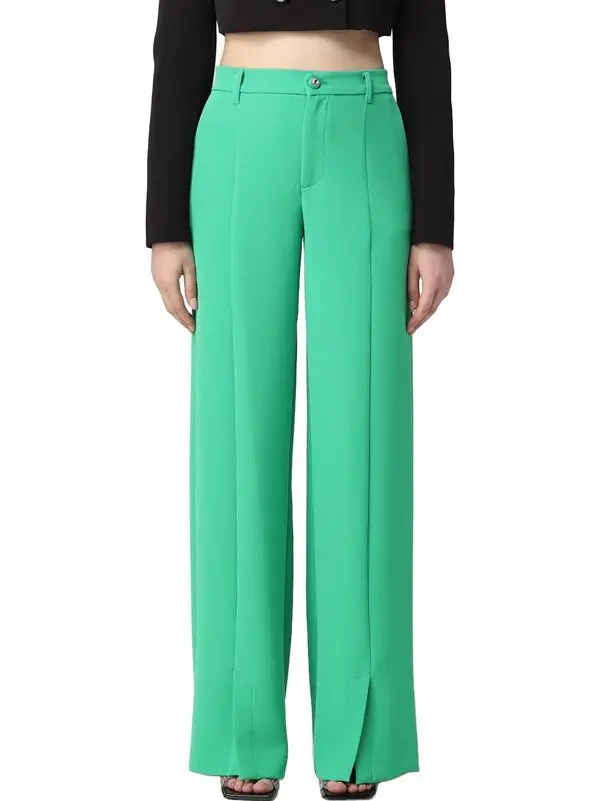 CHIARA FERRAGNI Wide Leg Trousers - Green