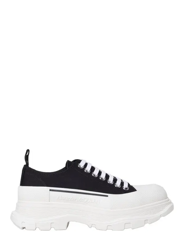 Alexander McQueen Canvas Sneakers - Black