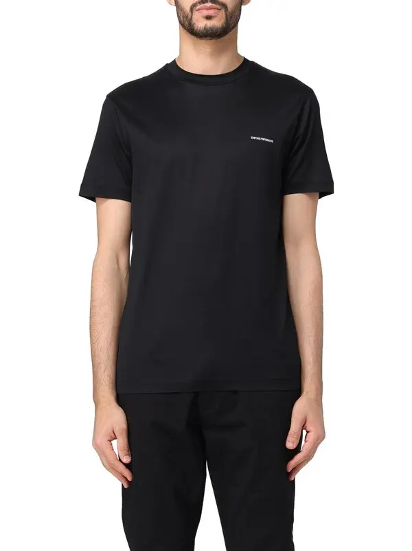 Emporio Armani Cotton T-shirt - Black