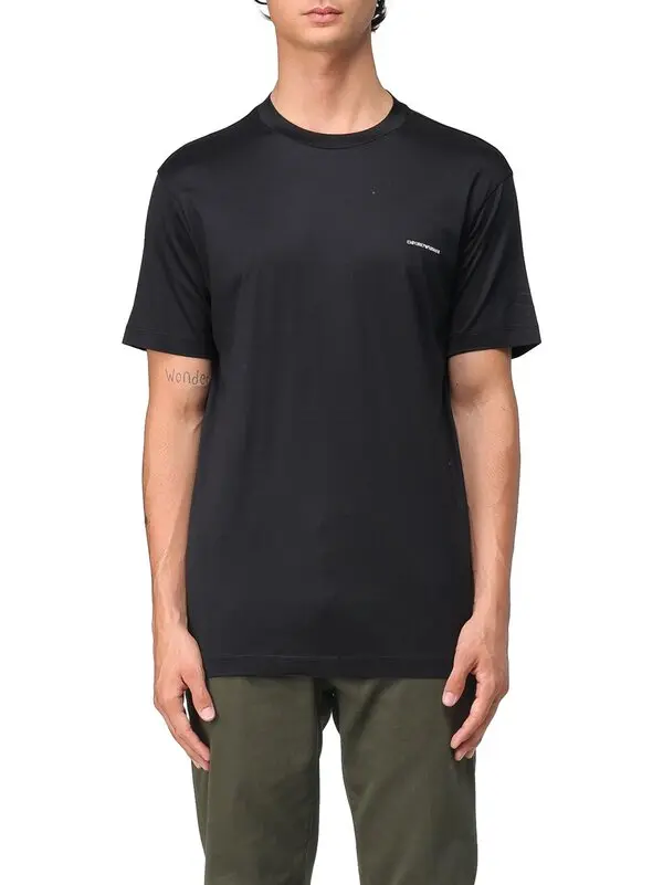 Emporio Armani Cotton T-shirt - Black