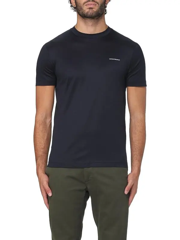 Emporio Armani Cotton T-shirt - Navy