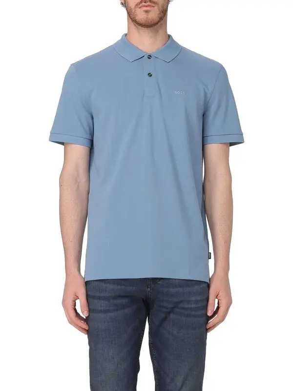 BOSS Polo Shirt - Gnawed Blue