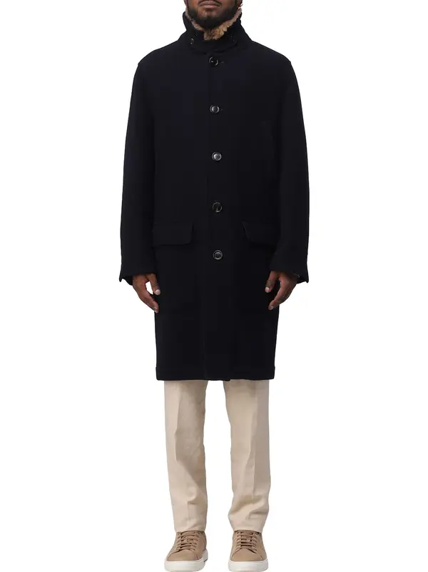 Brunello Cucinelli Wool Coat - Navy