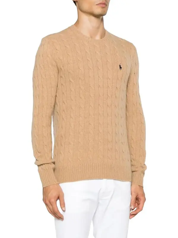 Polo Ralph Lauren Cable Knit Pullover - Camel