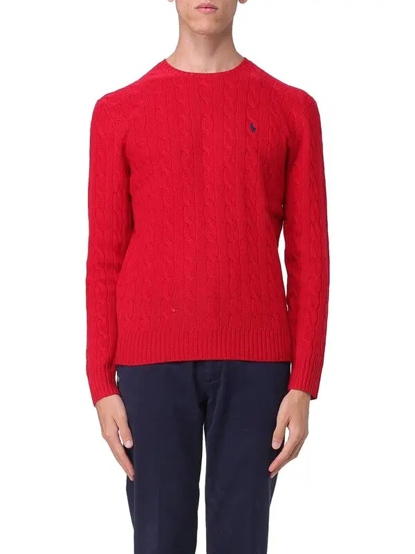 Polo Ralph Lauren Cable Knit Pullover - Red