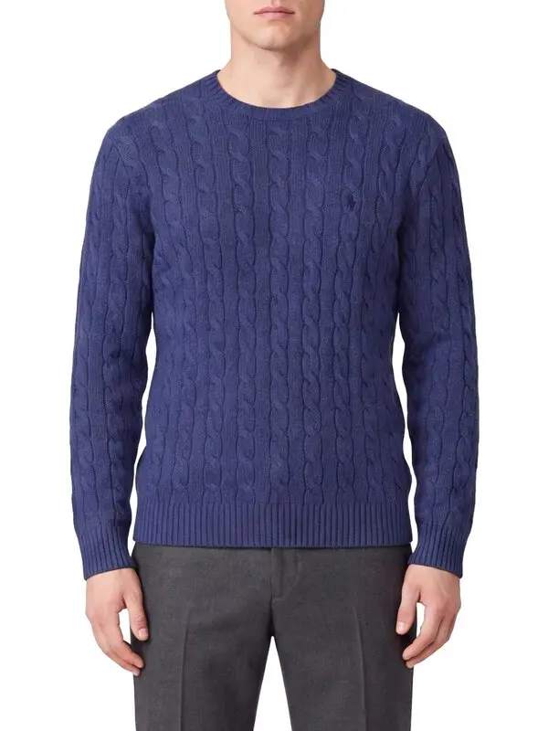 Polo Ralph Lauren Cable Knit Pullover - Rust