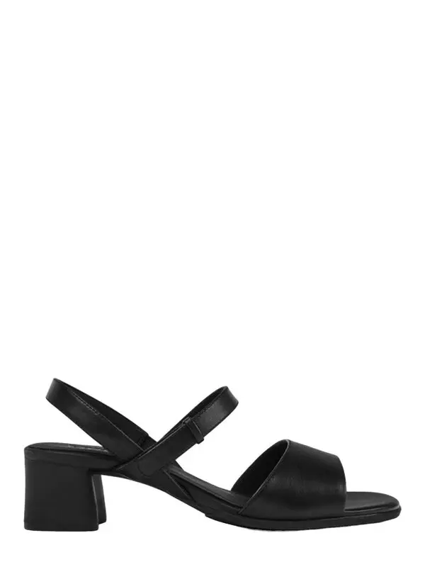 Camper Katie Leather Sandals - Black