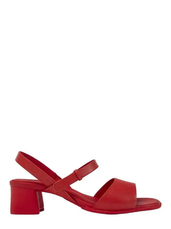 Camper Katie Leather Sandals - Red