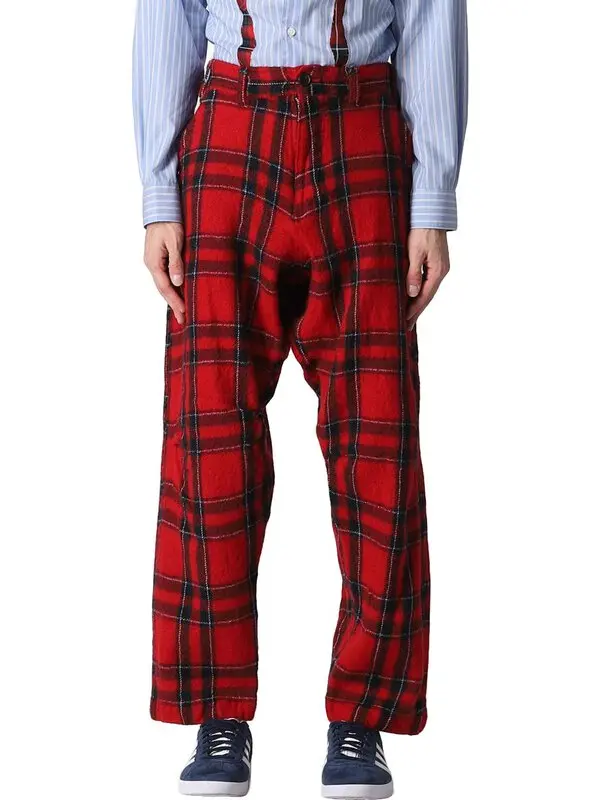 Comme Des Garçons Trousers - Red