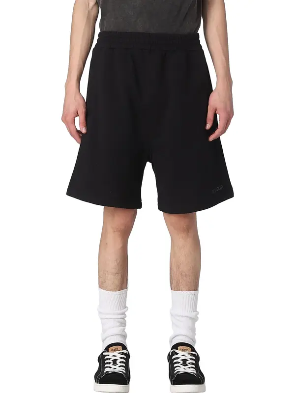 DONDUP Cotton Shorts - Black