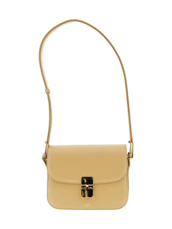 A.p.c. Grace Shoulder Bag - Beige