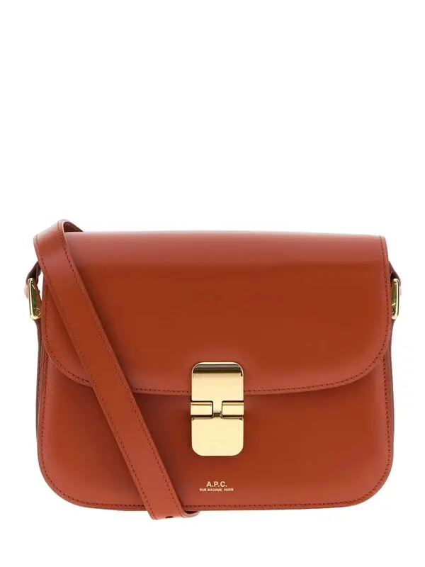 A.p.c. Grace Shoulder Bag - Coffee
