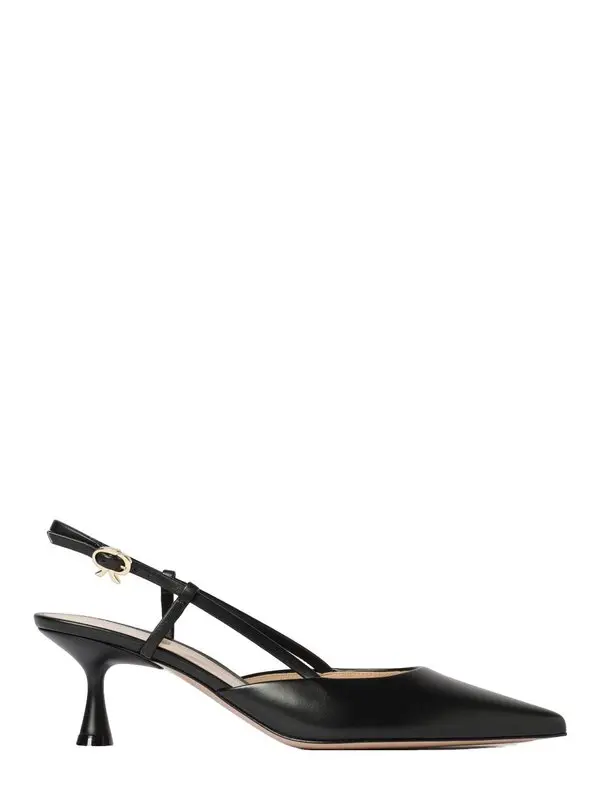 GIANVITO ROSSI Pointed Slingback Pumps - Black