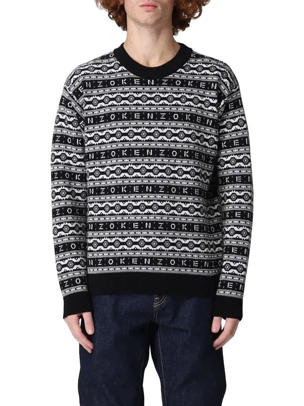 Kenzo Printed Sweater - Black
