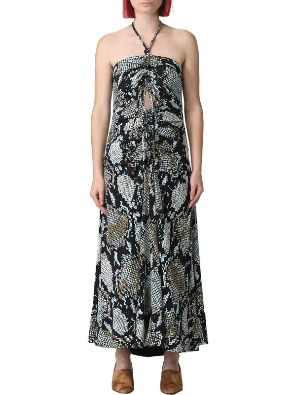 Proenza Schouler Crepe De Chine Dress - Multicolor