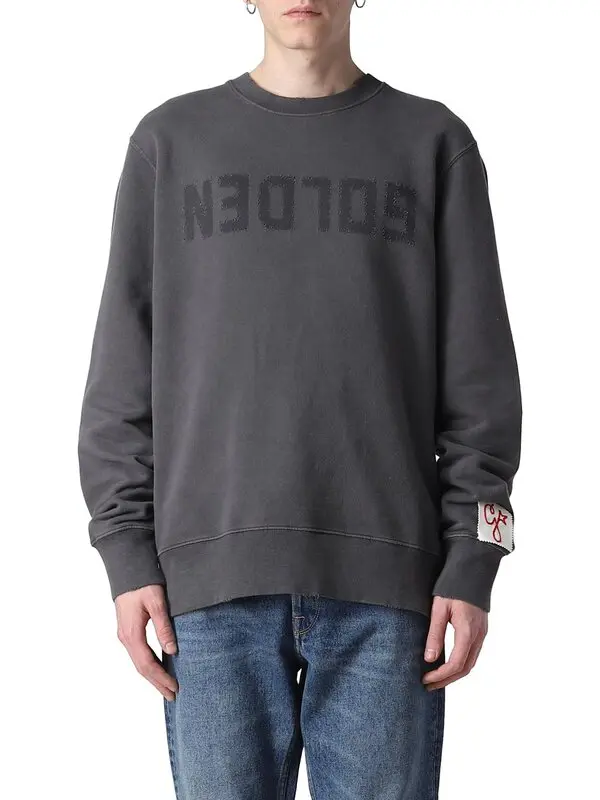 GOLDEN GOOSE Cotton Sweatshirt - Grey