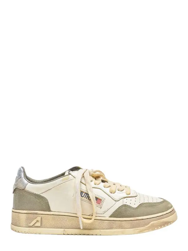 AUTRY Lace-up Sneakers - Beige