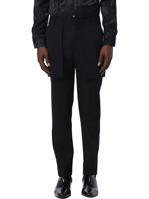 Alexander McQueen Wool Pants - Black
