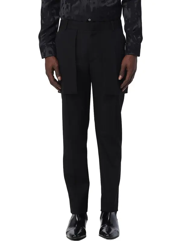 Alexander McQueen Wool Trousers - Black