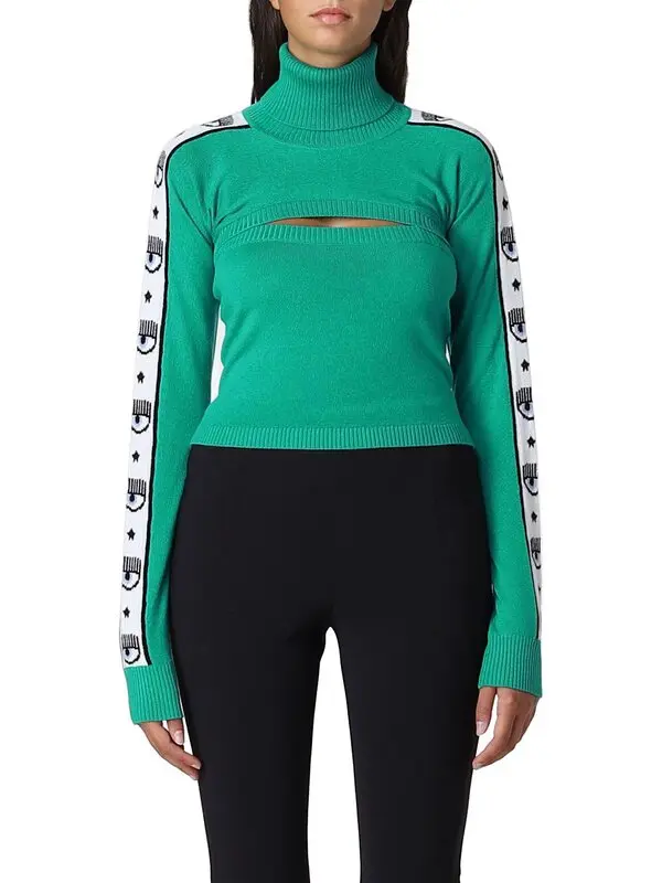 CHIARA FERRAGNI Pullover - Green