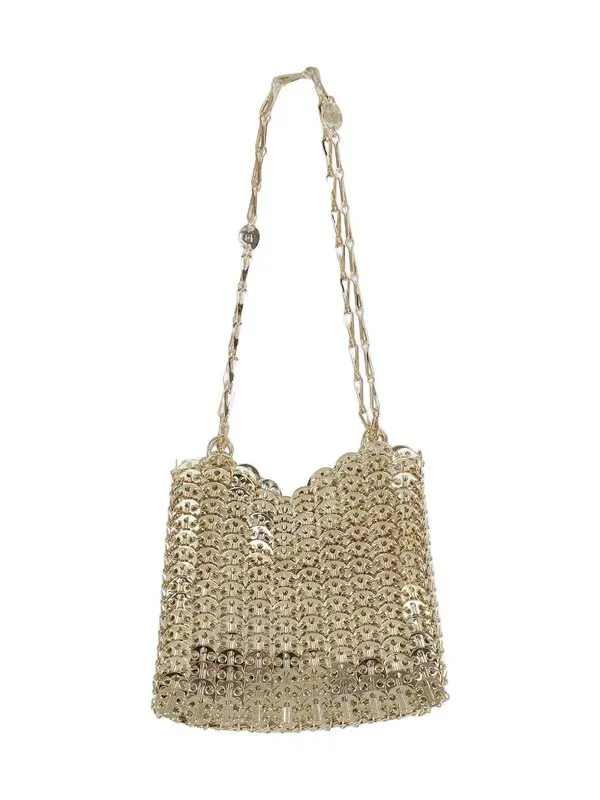 Rabanne Mini Chain Bag - Gold