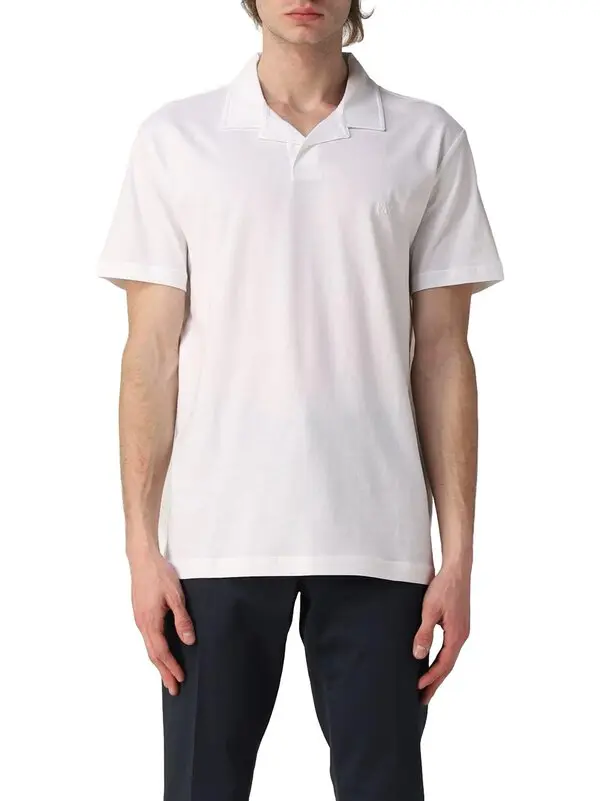 FAY Polo Shirt With Embroidered Logo - White