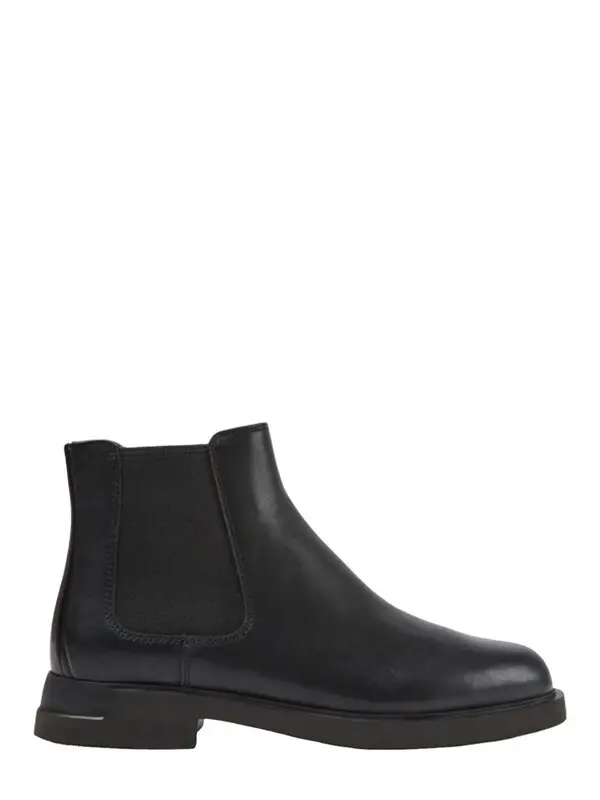 Camper Iman Leather Ankle Boots - Black