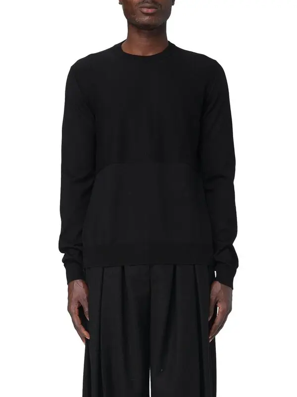 JIL SANDER Crew Neck Sweater - Black
