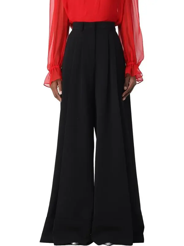 Moschino Wide Leg Trousers - Black